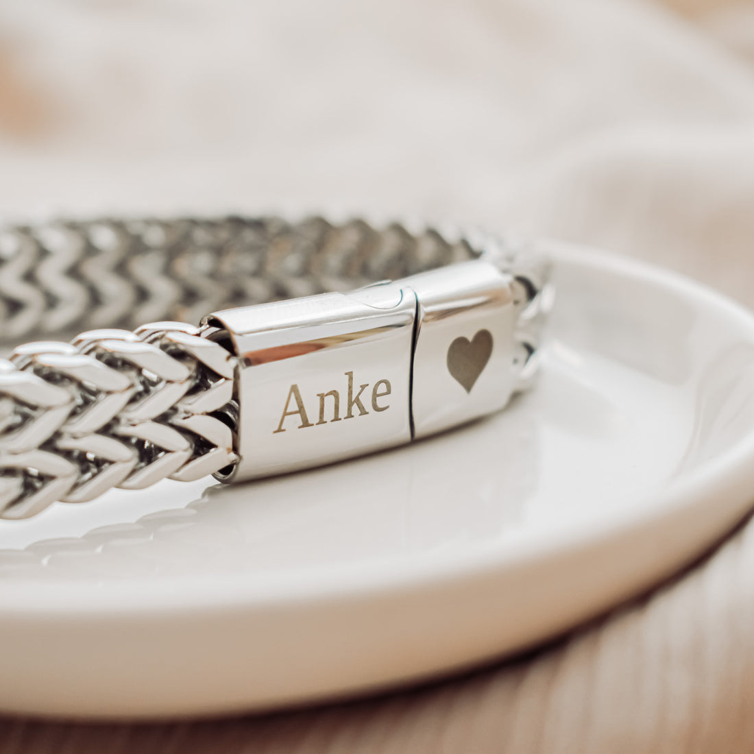 Gepersonaliseerde heren sieraden stainless steel | Uniekje
